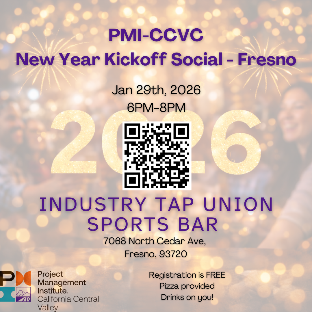 PMI-CCVC - 2026 New Year Kickoff Social - Fresno | PMI California ...